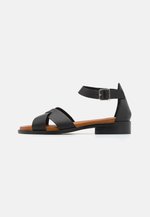 Pavement KENDRA - Sandals - black/tan/black - Zalando.ie