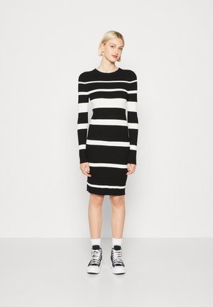 Esprit Gebreide jurk - new black/zwart - Zalando.nl