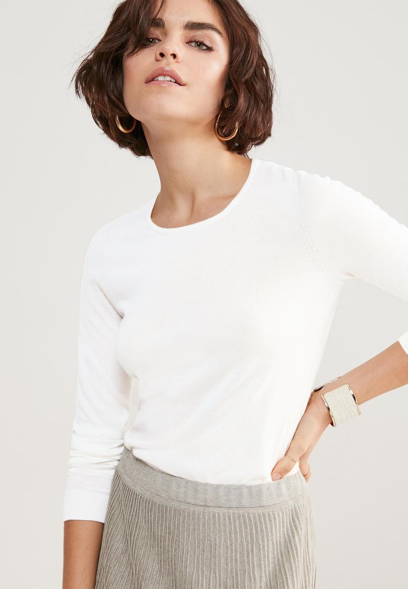 Falconeri RUNDHALS - Pullover - white/blanc - ZALANDO.BE