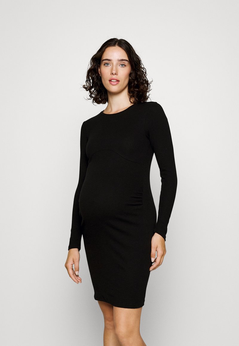 Pieces Maternity DRESS - Robe fourreau - black/noir - ZALANDO.FR