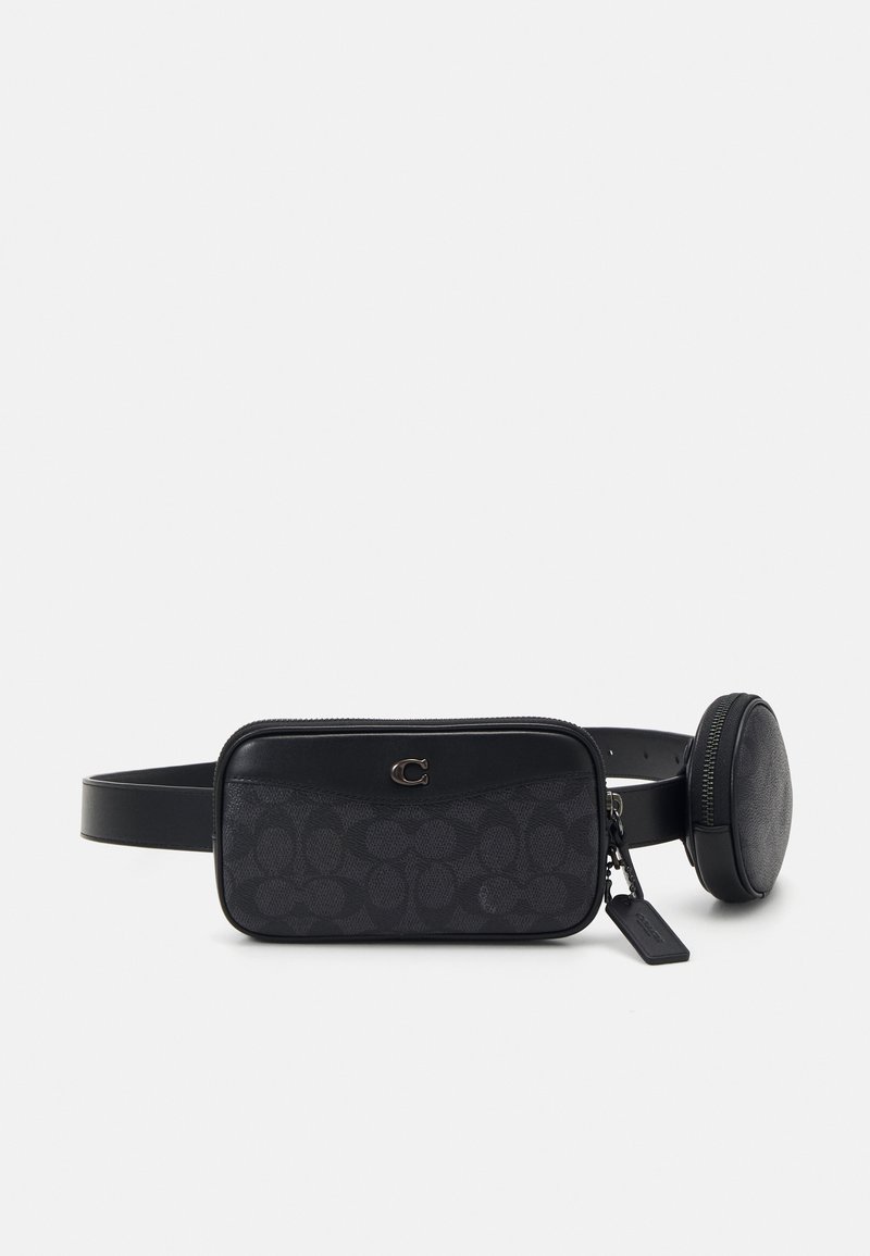 COACH MULTI POUCH BELT BAG UNISEX - Bum bag - charcoal/black - Zalando ...