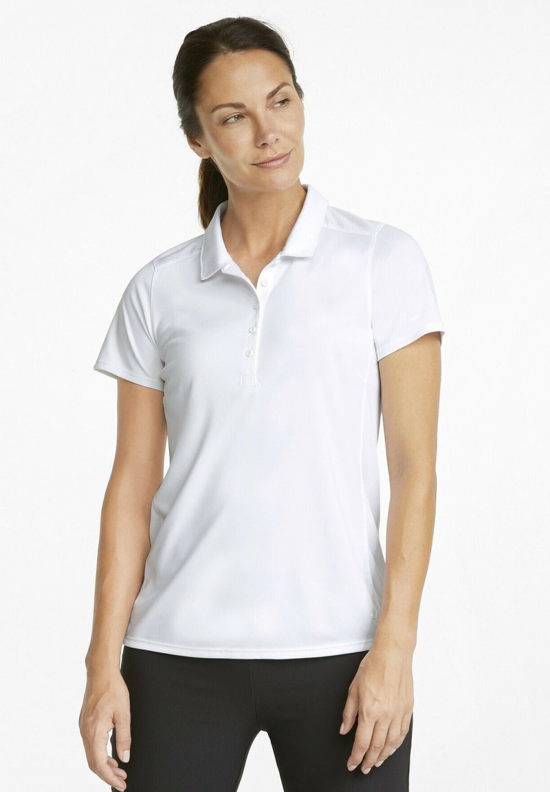 Puma Golf GAMER - Polo shirt - bright white/white - Zalando.co.uk