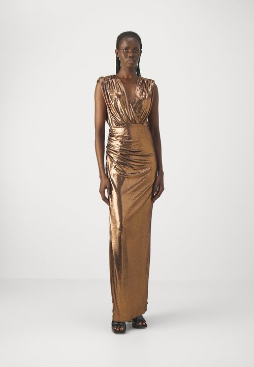 Chelsea Clark WITH A BACK NECKLINE - Iltapuku - gold coloured ...