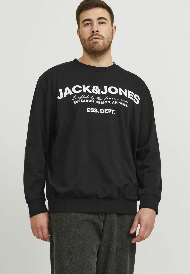 Jack & Jones PLUS SIZE GEDRUCKT - Pusa - black/must - Zalando.ee