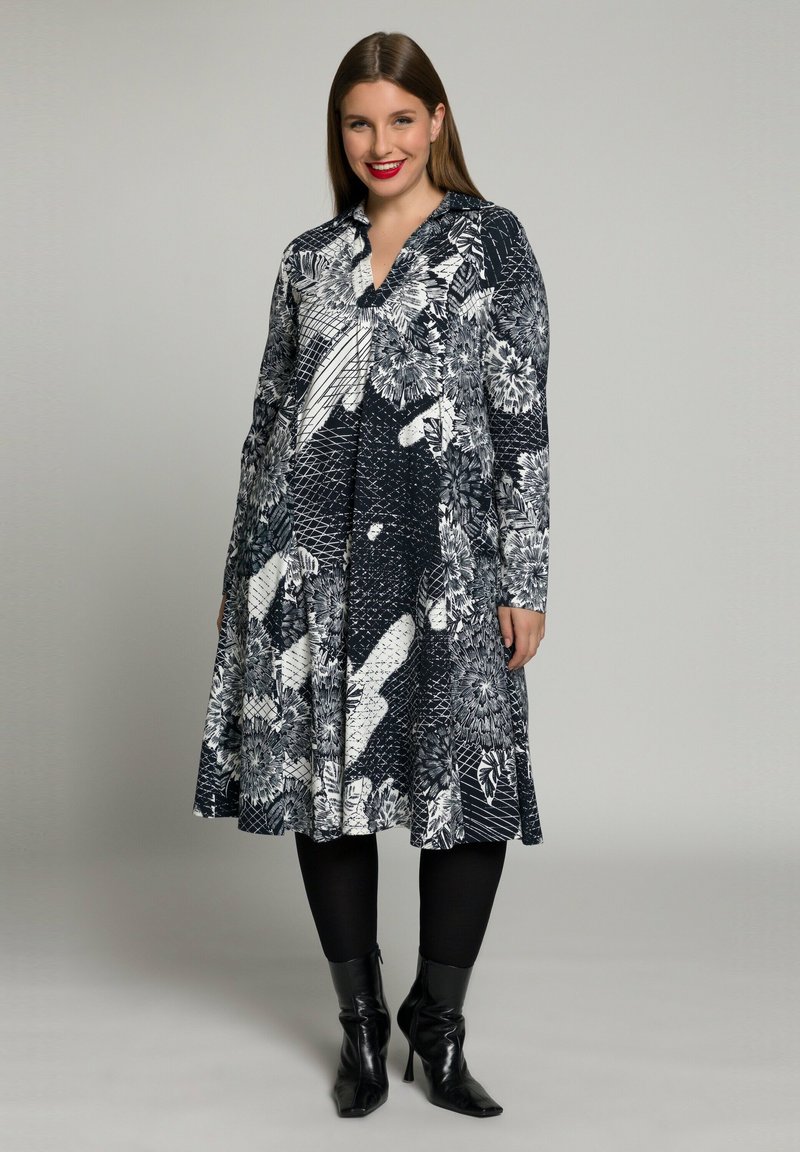 Ulla Popken Neulemekko Black Multimusta Zalandofi