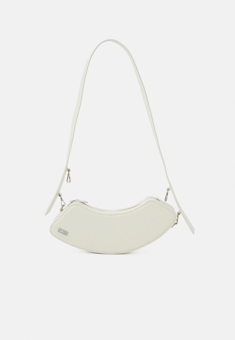 GCDS COMMA MEDIUM SHOULDER BAG - Handbag - off white/off-white ...