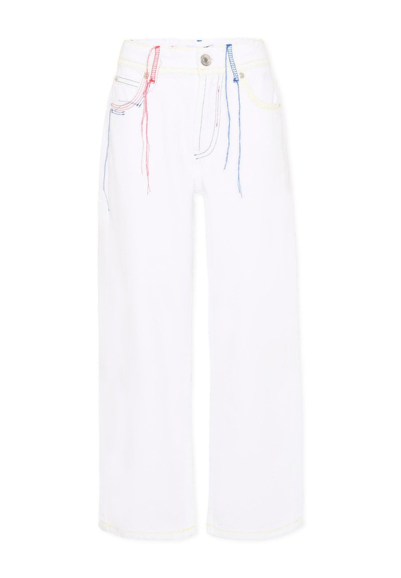 MSGM Džíny Straight Fit - white/bílá - Zalando.cz