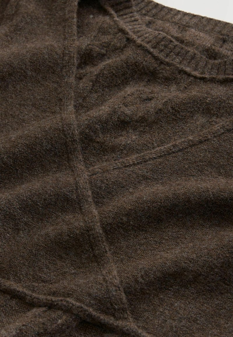 Next MATERNITY NURSING - Pletené šaty - chocolate brown/hnědá - Zalando.cz