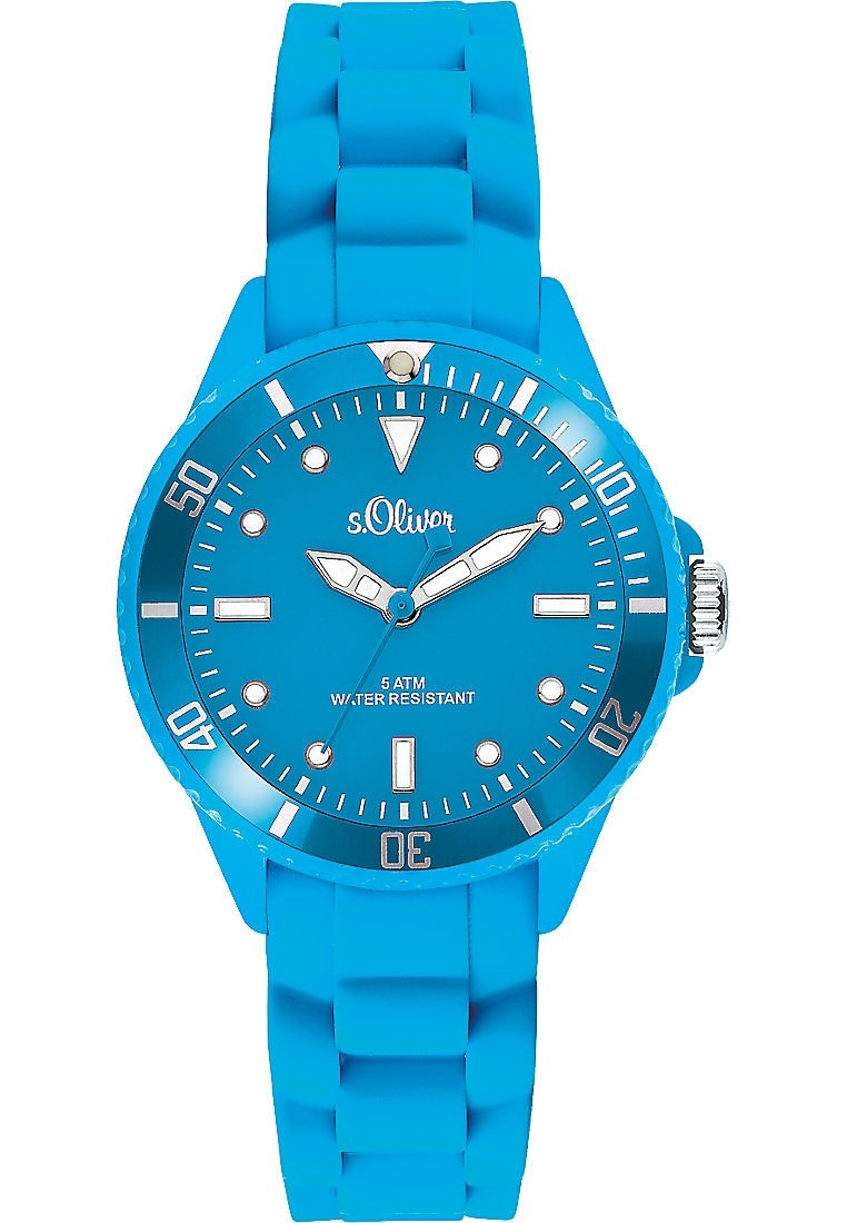 s.Oliver Watch - blue - Zalando