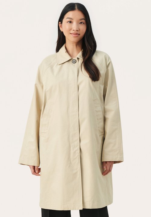 Part Two Pitkä takki - vetiver/khaki - Zalando.fi