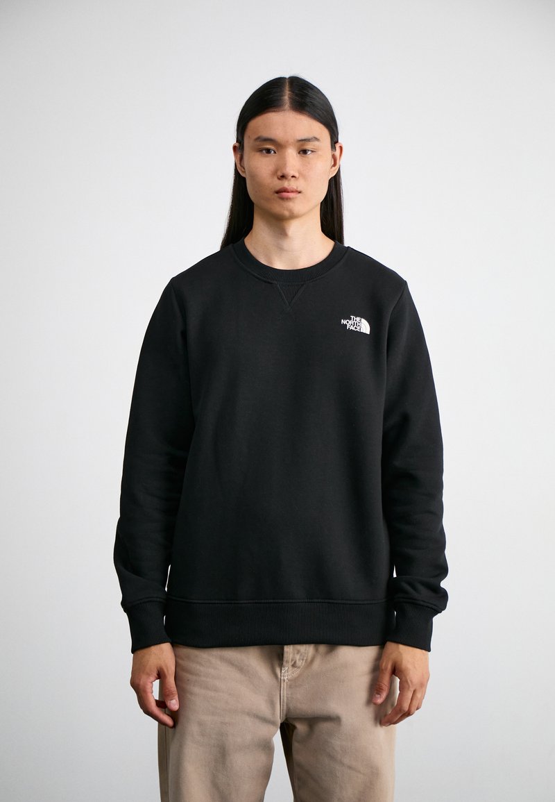 The North Face CREW TOPOGRAPHIC - Sweatshirt - black - Zalando.co.uk