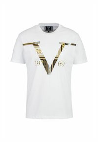 19V69 Italia RAFAEL BAROQUE LOGO - T-Shirt print - white/weiß - Zalando.de