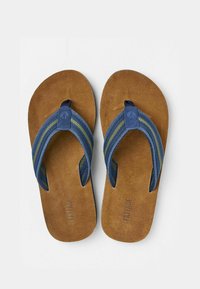 Fat Face REGULAR FIT - T-bar sandals - dark tan/brown - Zalando