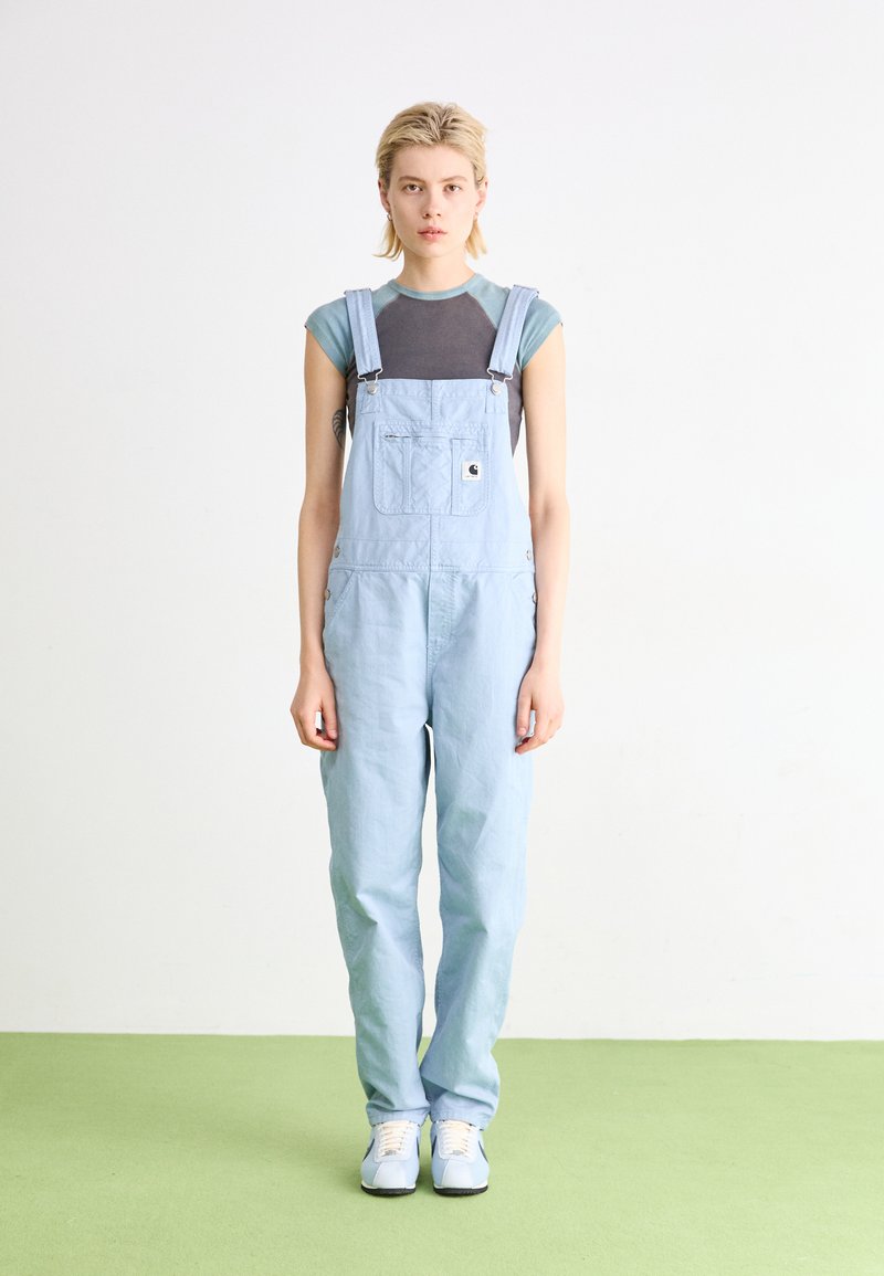 Carhartt WIP NORRIS BIB OVERALL - Salopette - misty sky/celeste ...