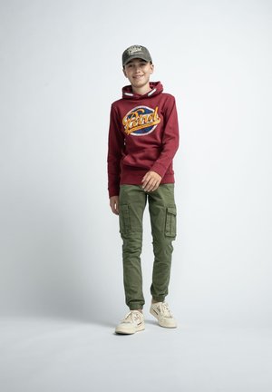 Jack & Jones Junior JCOMAP LOGO - Sweat à capuche - navy blazer/bleu ...
