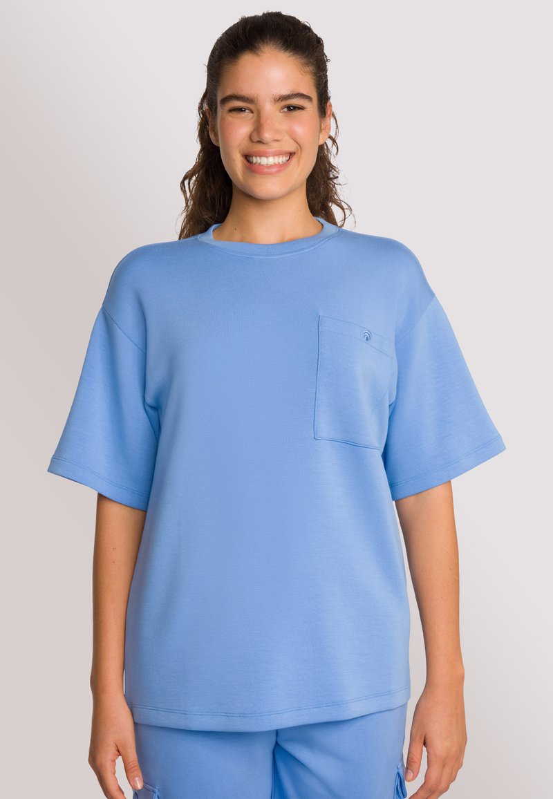 OCEANSAPART CRUZ UNISEX - Sport T-Shirt - soft bay blue/blau - Zalando