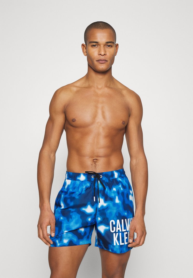 Calvin Klein Swimwear Bañador - blurred camo blue/blue denim - Zalando.es