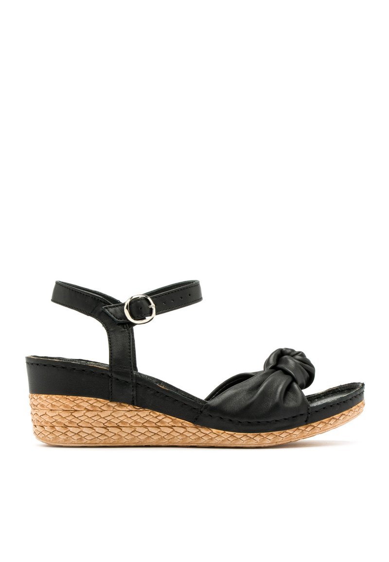 RYŁKO Sandalen met sleehak - czarny/zwart - Zalando.be