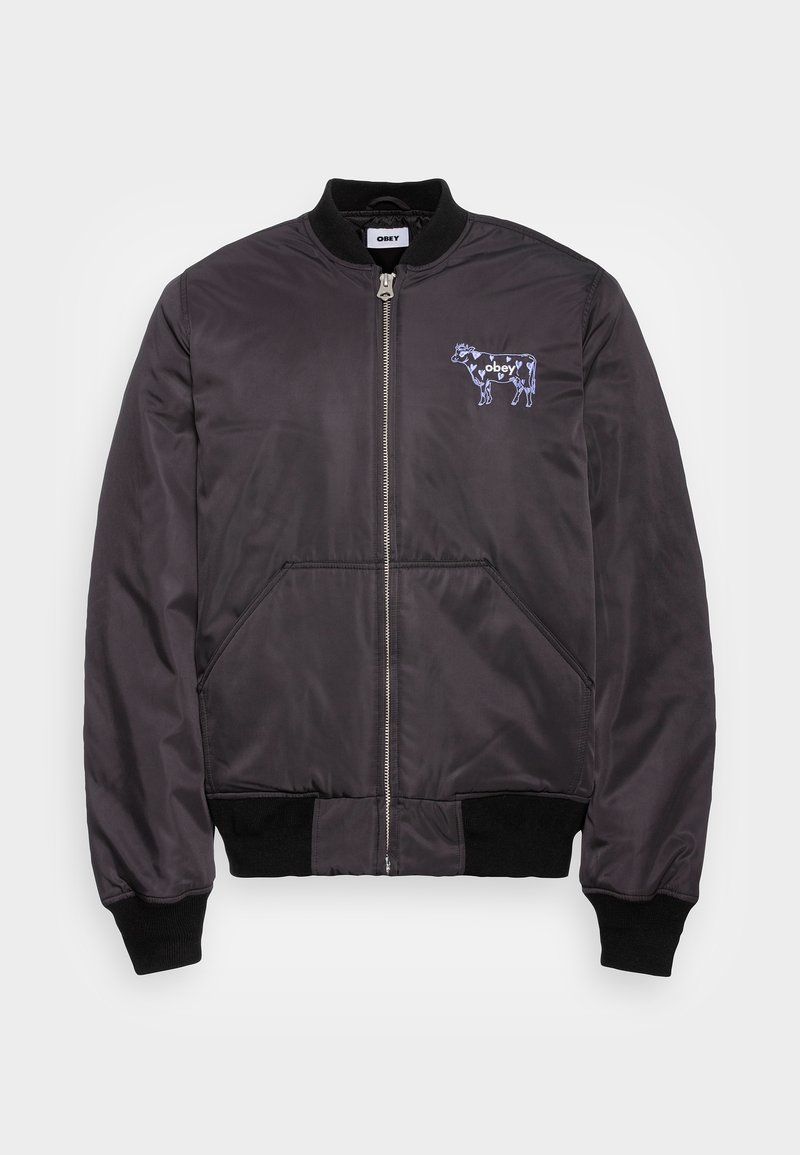 Obey Clothing RUNAWAY JACKET UNISEX - Bomber Jacket - black chalk/black ...