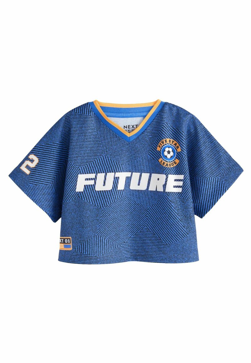Next BOXY FOOTBALL SPORTS REGULAR FIT - T-Shirt print - blue/blau - Zalando