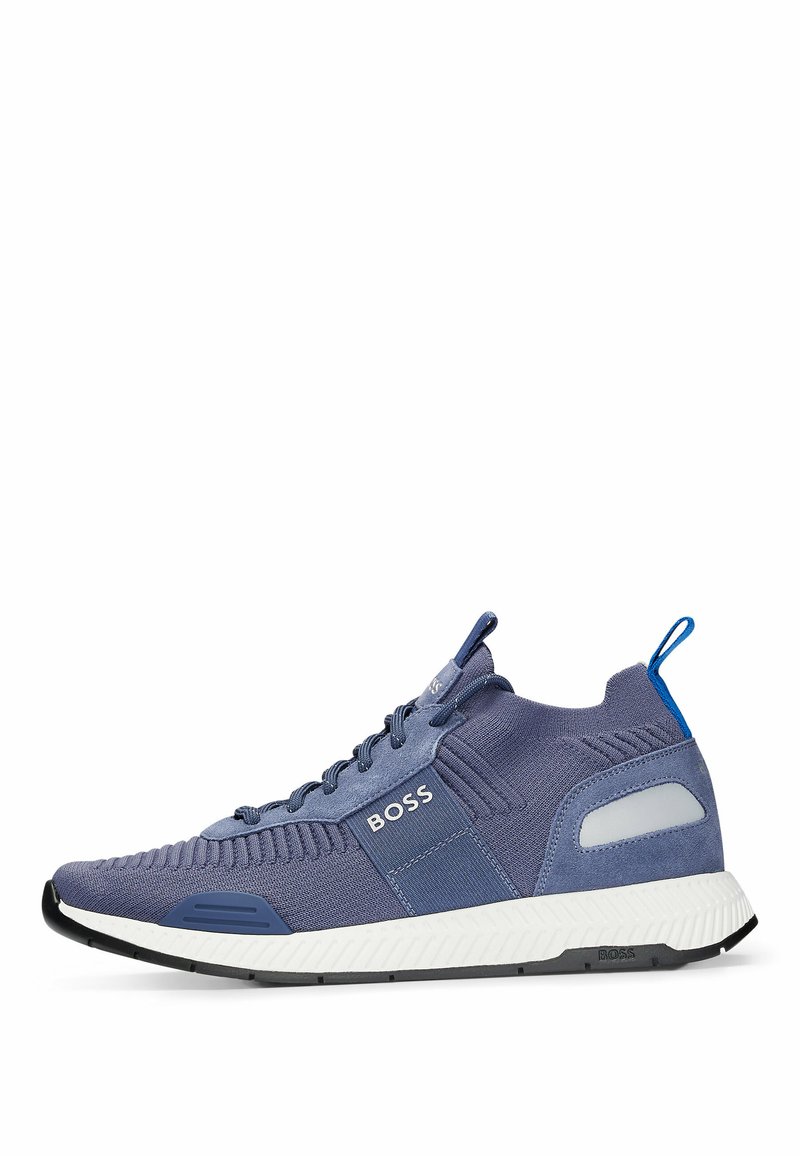 BOSS TITANIUM RUNN KNST N - Sneakers laag - dark blue thirteen ...
