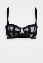 Hunkemöller COURTNEY - Sutien balconette - black/negru - Zalando.ro