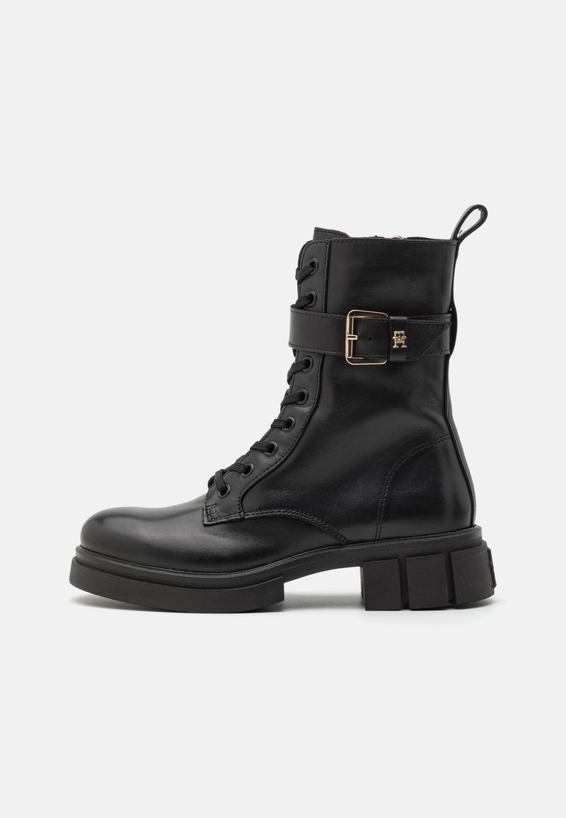 Tommy Hilfiger COOL FEMININE - Lace-up ankle boots - black - Zalando.de