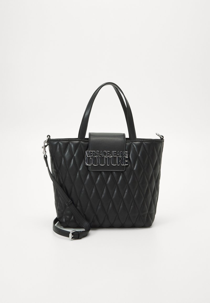 Versace Jeans Couture RANGE LOGO LOOP BAGS - Handtas - black/zwart ...