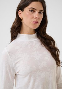 Cream CROLIVE TURTLENECK - Langærmet T-shirt - snow white/hvid - Zalando.dk