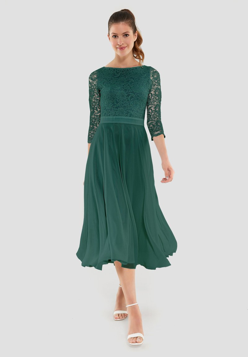 Swing Cocktailkleid/festliches Kleid - dark green/dunkelgrün - Zalando.at