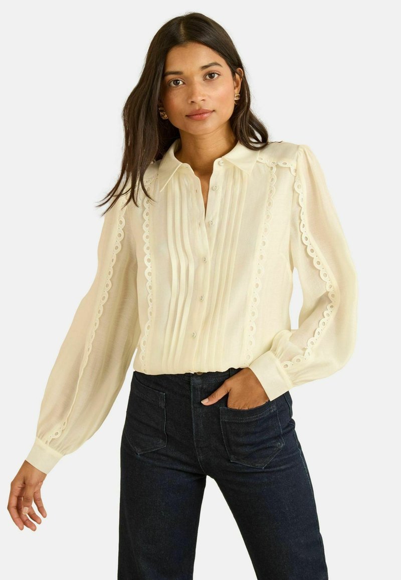 Love & Roses PETITE FIT - LONG SLEEVE BUTTON THROUGH - Button-down ...