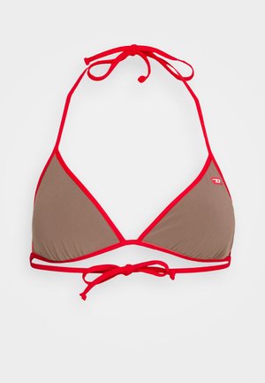 Puma SWIM WOMEN TRIANGLE - Bikini-Top - red/rot - Zalando.de