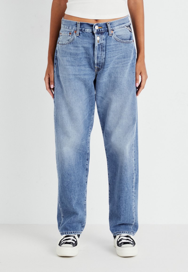 Replay PANTS - Relaxed fit jeans - medium blue/blue denim - Zalando.ie