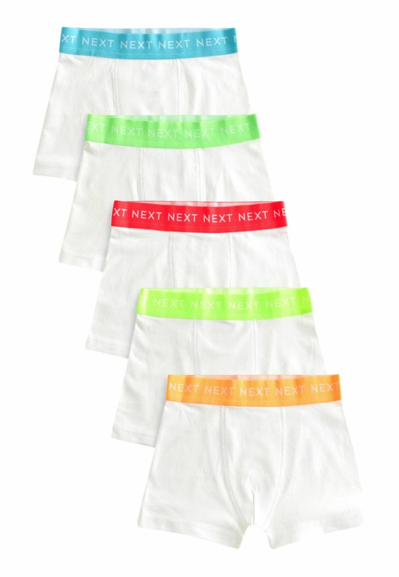 Next 5 PACK STANDARD - Boxerky - white bright waistband/bílá - Zalando.cz