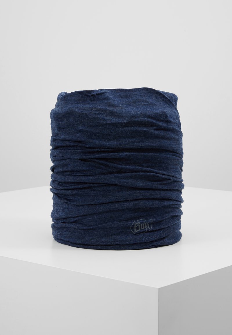 Buff MERINO WOOL SOLID & MULTI STRIPES - Sjaal - denim/donkerblauw ...