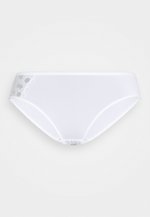 DIM GENEROUS EMBROIDERY BRIEF - Shorty - white/blanc - ZALANDO.BE