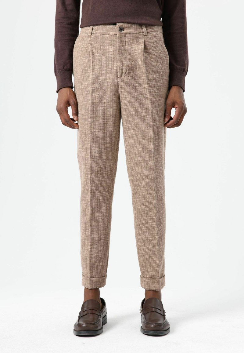 Lucy & Sam SMART - Trousers - light brown - Zalando