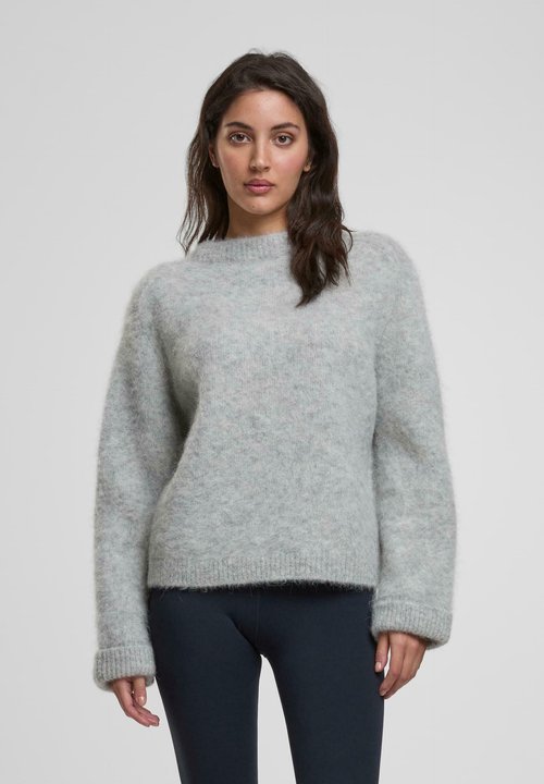 esmé studios VIOLA - Neule - magnet/tummanharmaa - Zalando.fi