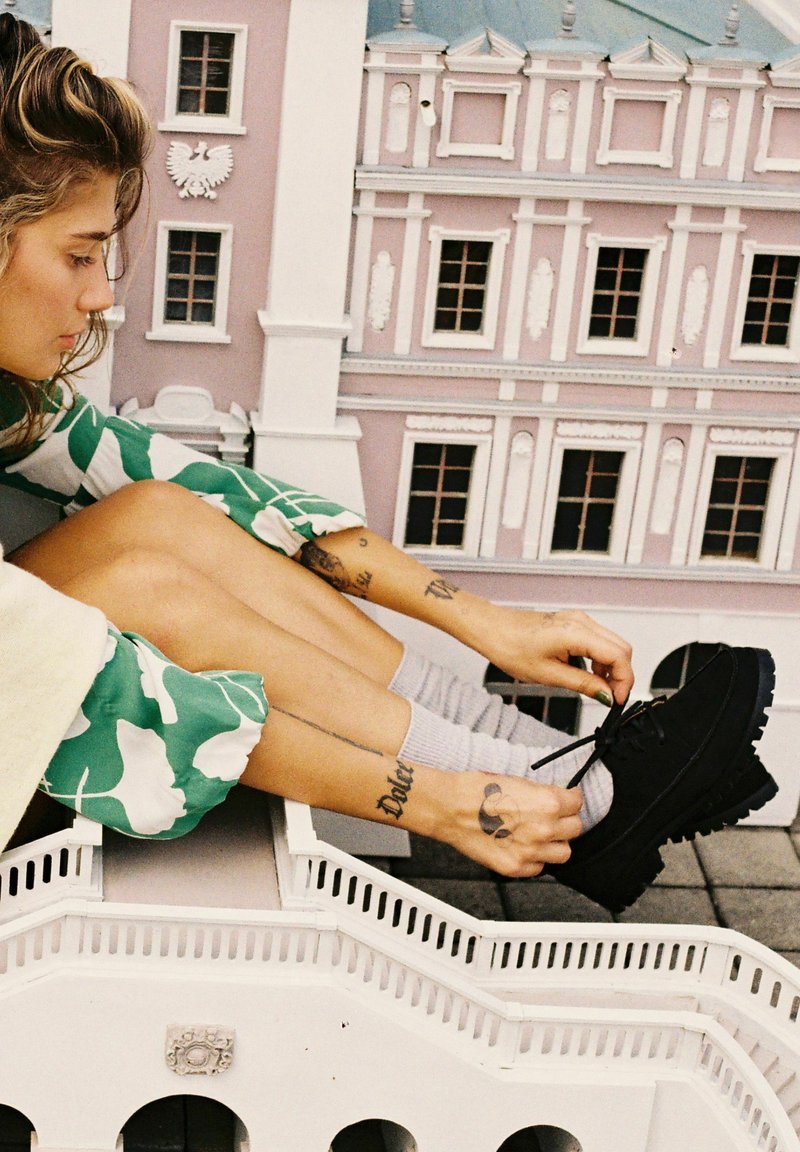 BALAGAN TEFER - Sportieve veterschoenen - black/zwart - Zalando.nl