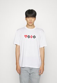 HUGO DOOBER - Camiseta estampada - white/blanco - Zalando.es