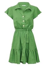 Cache Cache AUSGESTELLTES MIT GÜRTEL - Vestido camisero - vert/verde ...