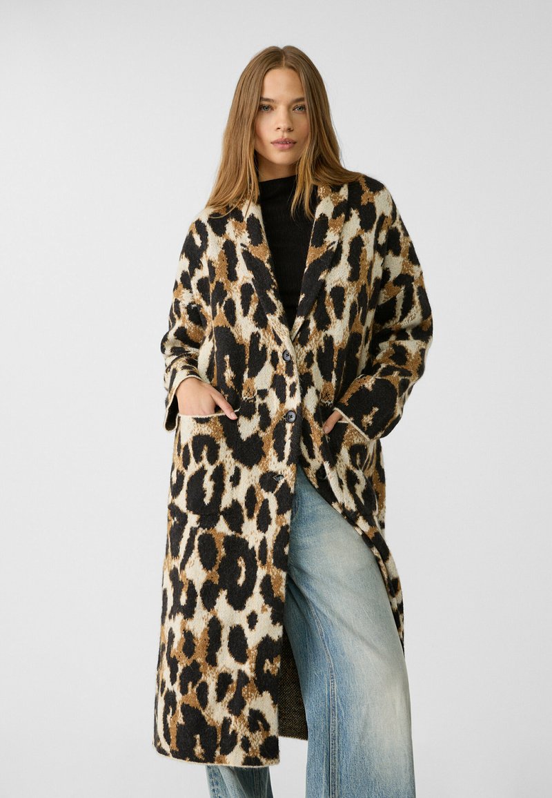 Stradivarius LEOPARD - Strickjacke - camel - Zalando.ch