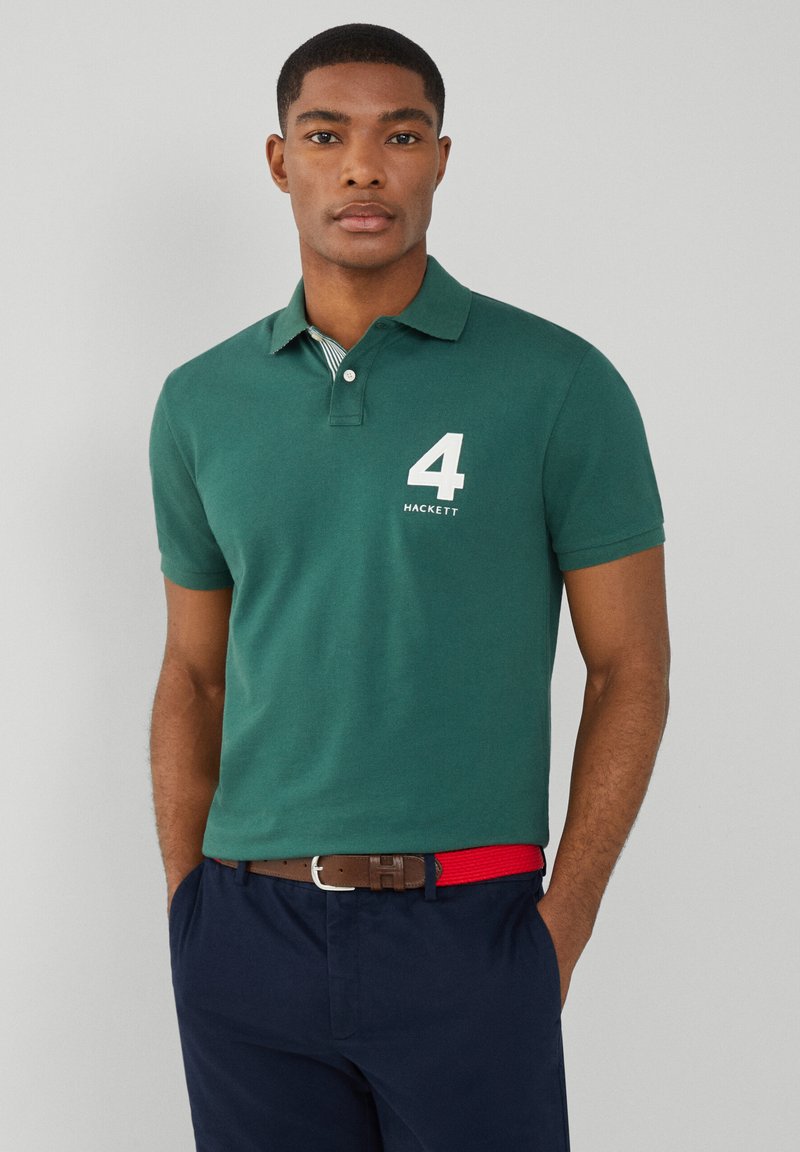 Hackett London HERITAGE NUMBER - Polo shirt - green/green - Zalando.co.uk