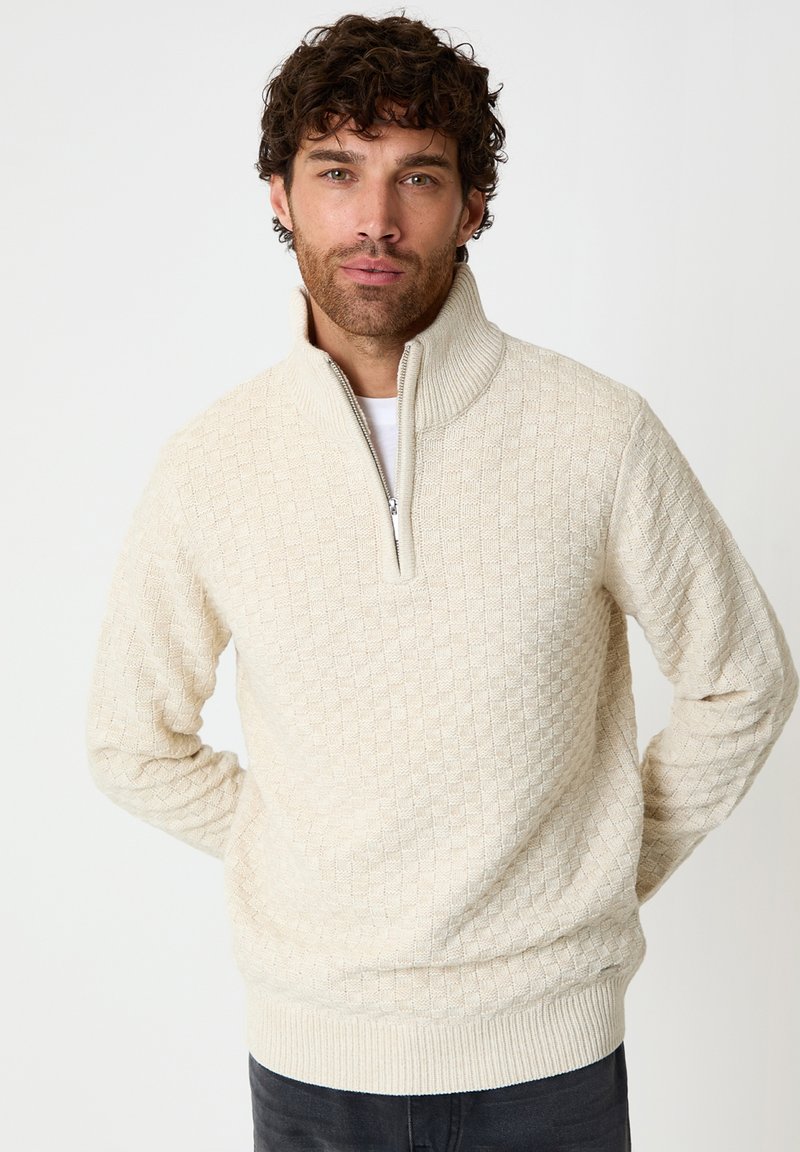 Threadbare ESKDALE - Jumper - ecru/stone - Zalando