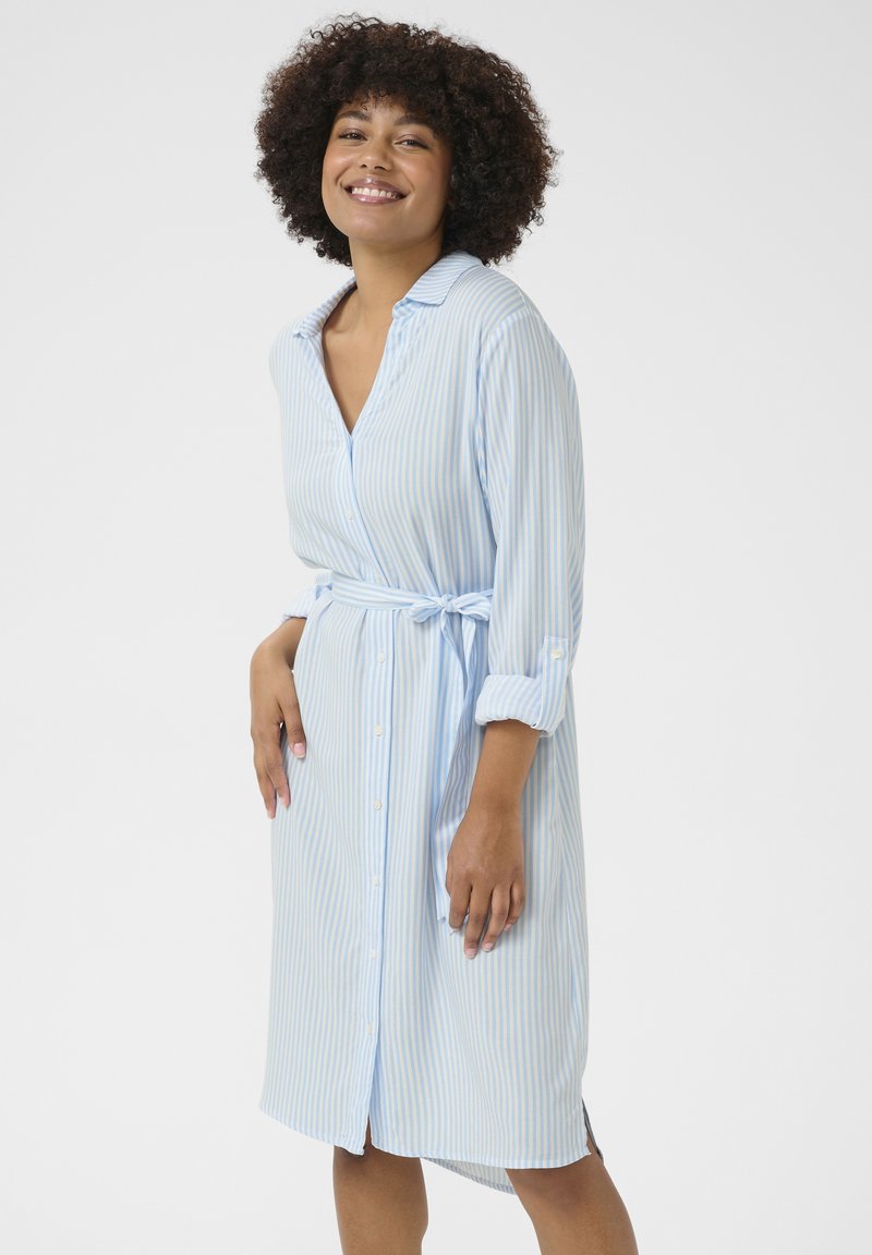 Love Copenhagen Shirt dress - cashmere blue white stripe/blue - Zalando.ie