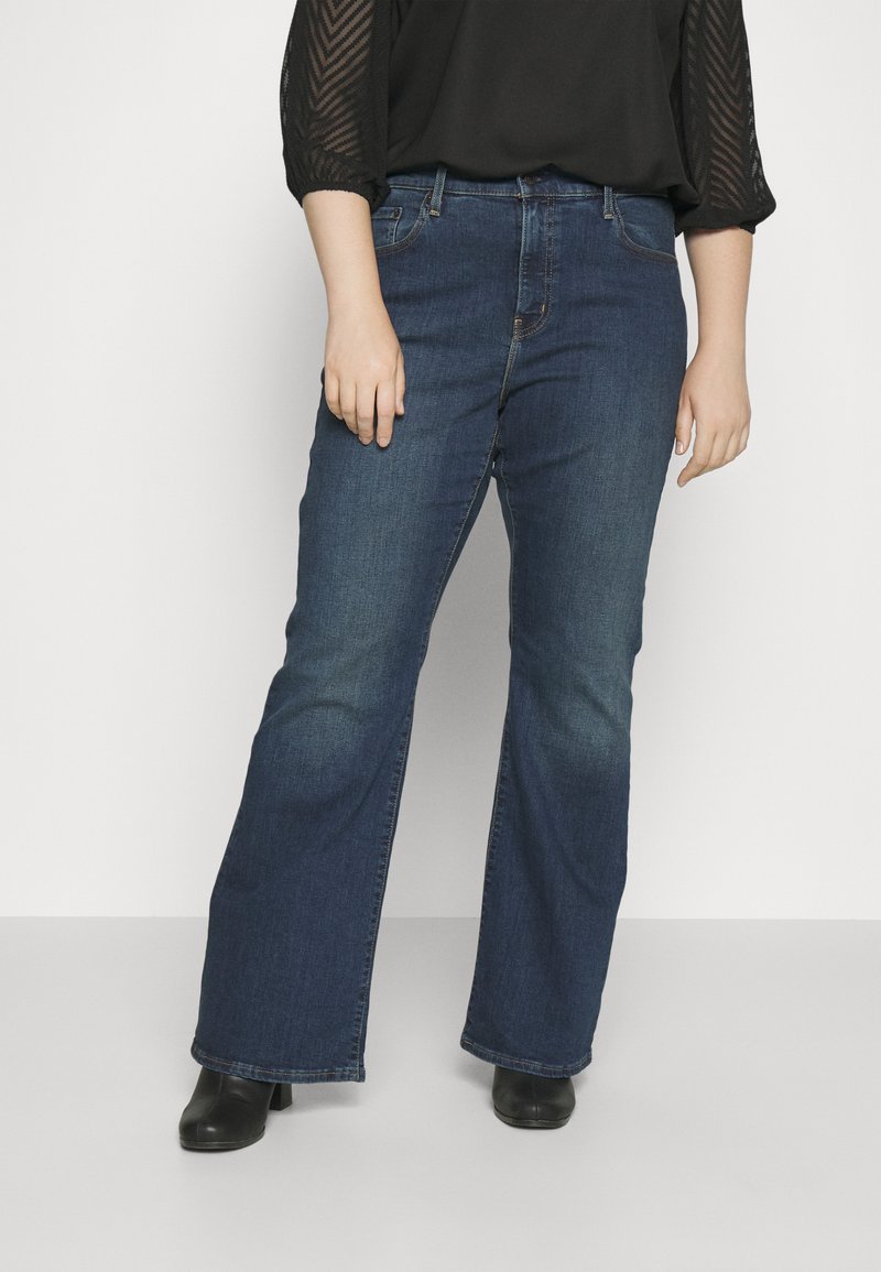 Levi's® Plus 726™ HIGH-RISE FLARE - Bootcut-farkut - blue swell plus ...