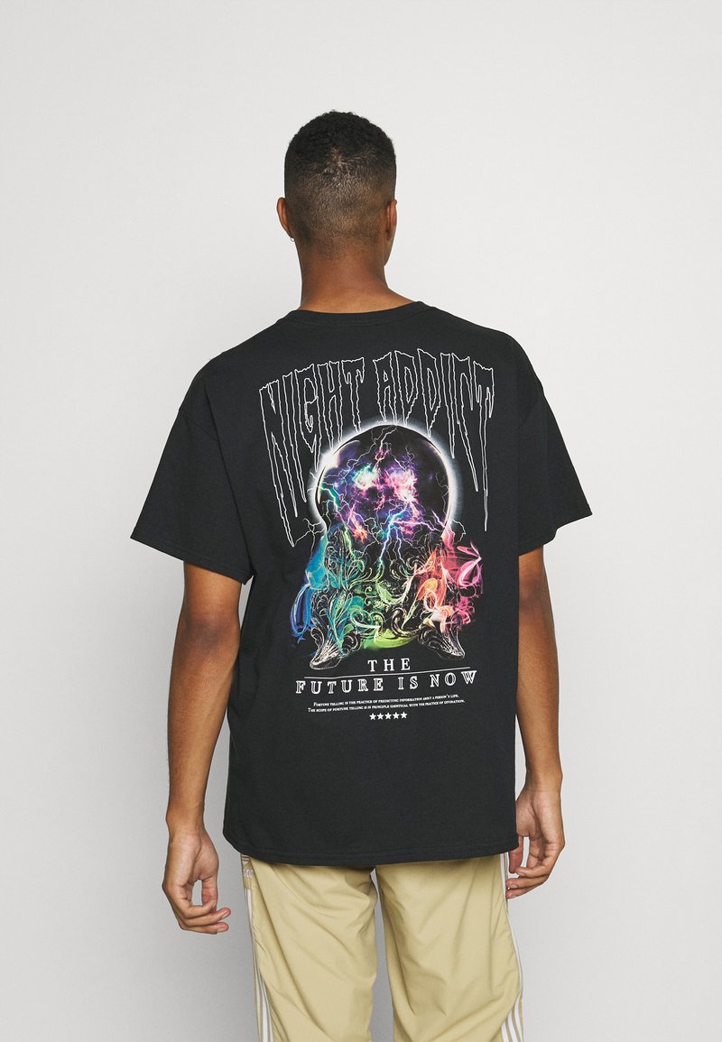 Night Addict T-shirt print - black/zwart - Zalando.be