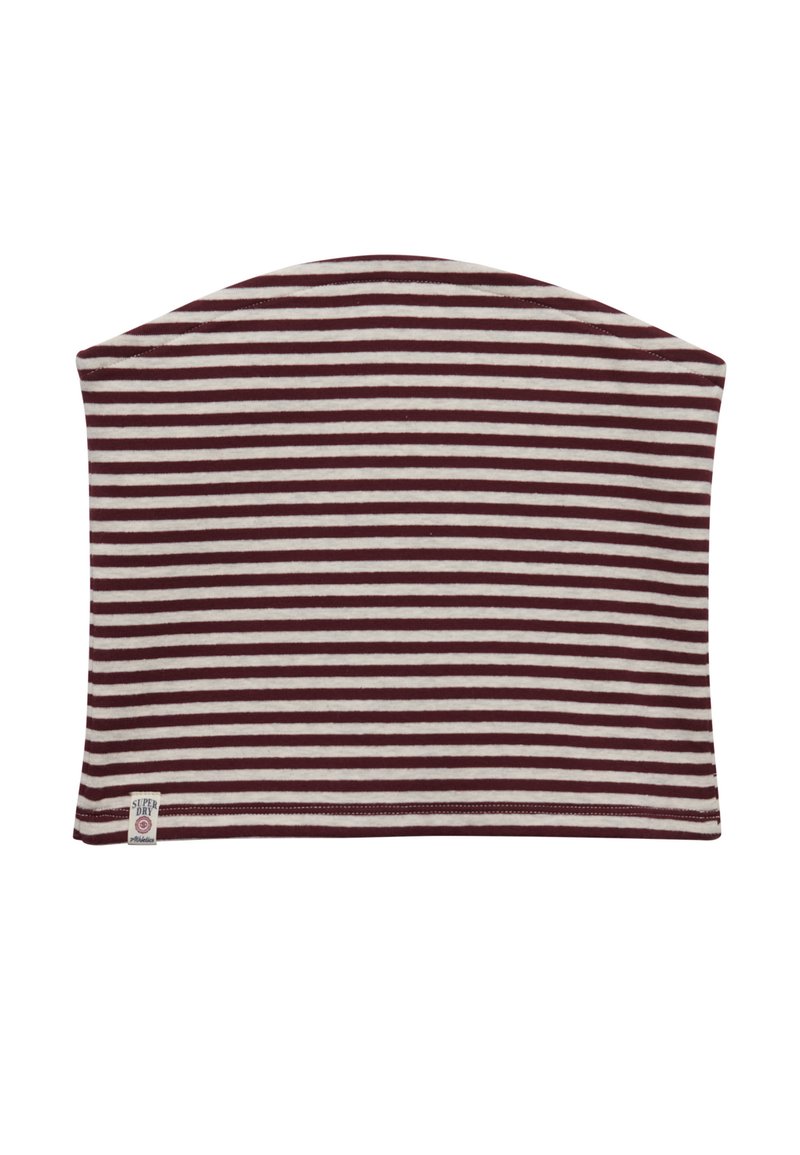 Superdry & Co ATHLETIC ESSENTIALS STRIPE - Top - port red grey marl/red ...