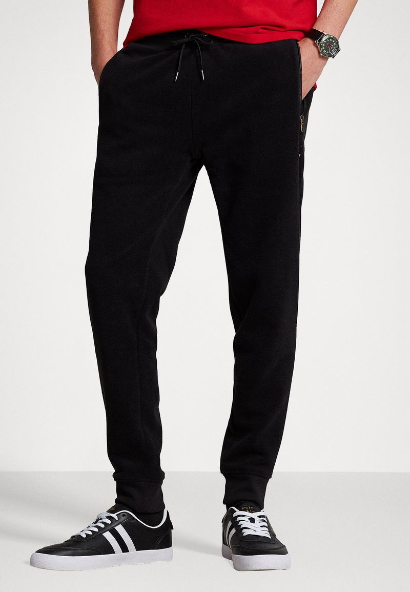 Polo Ralph Lauren POPANT ATHLETIC - Tracksuit bottoms - black - Zalando.de