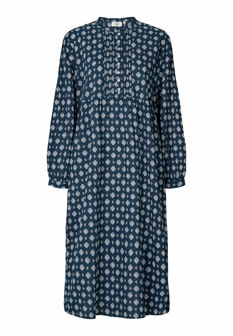 Noa Noa FRANKA - Sukienka koszulowa/niebieski - Zalando.pl